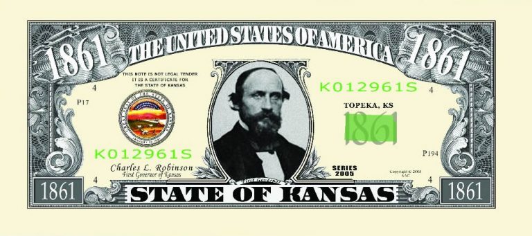 Kansas State Novelty Bill – American Art Classics
