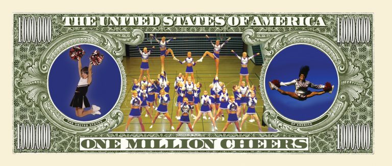 CHEERLEADING MILLION DOLLAR BILL - American Art Classics